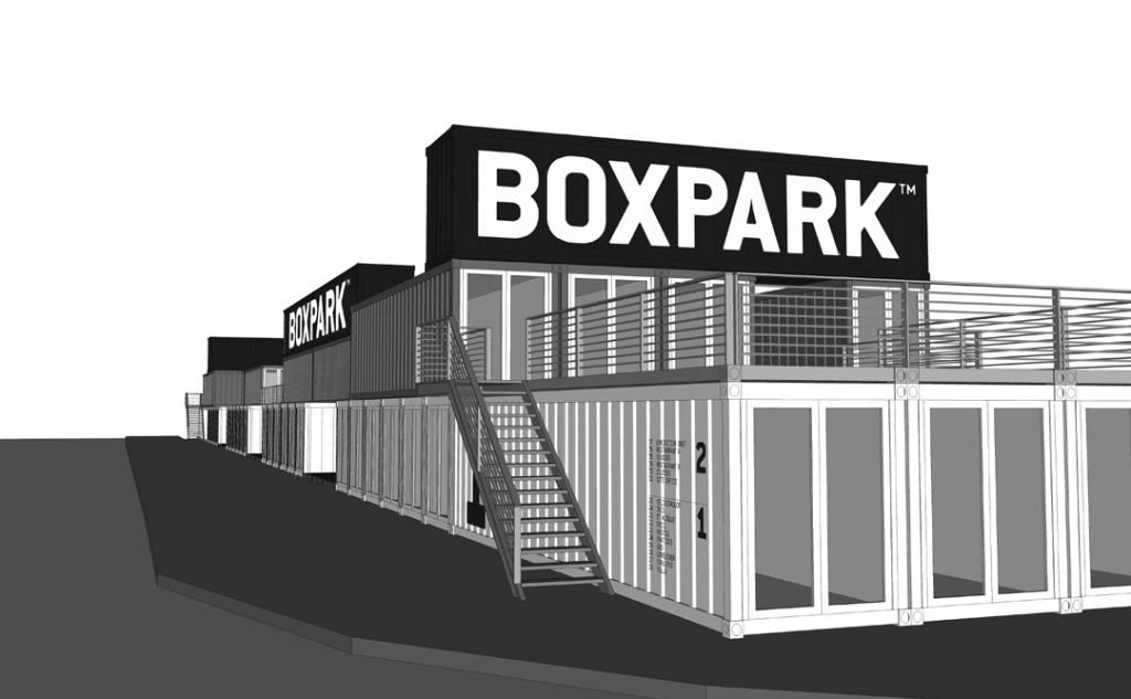 Boxpark A Pop Up Shipping Container Mall Planned For Shoreditch London ...