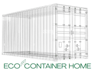 Exploded Axonometric View Of A 20ft ISO Shipping Container Structure